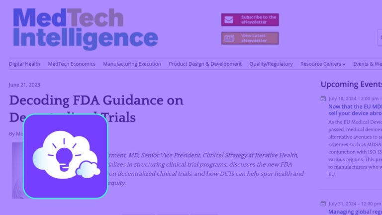 Decoding FDA Guidance on Decentralized Trials - Iterative Health